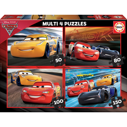 Educa - Puzzle 4x puzzle Automobili - 40 - 99 dijelova - Jeftinije.hr