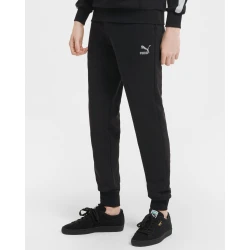 Puma CLASSICS SWEATPANTS CUFF TR, moške hlače, črna 530090 - Ceneje.si