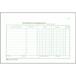 TI.I-3 Temeljnica za knjiženje A5, 100 listova - Jeftinije.hr