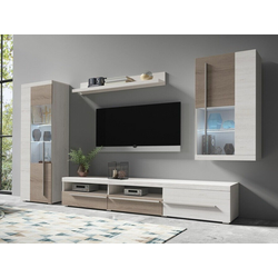 Set za dnevni boravak Austin AD105 Anderson bor, Tartuf hrast, Pojedini dijelovi, S tv stol ...