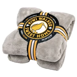 KIWI WALKER deka Sweet Home, svetlo siva, 200x220 cm - Ceneje.si