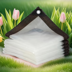 1 kos Prozorna Vodoodporna PVC Ponjava - Vetrovna in Dežna Zaščita za ...