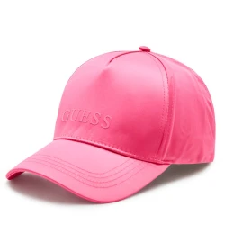 Kapa sa šiltom Guess boja: ružičasta, glatka - Jeftinije.hr