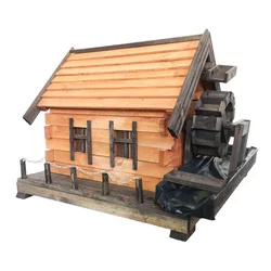 Drveni vodeni mlin, ukras za vrt - Jeftinije.hr