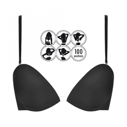 WONDERBRA MULTIWAY BRA - Bra with many strap solutions options - black ...