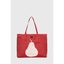 Torba United Colors of Benetton boja: crvena - Jeftinije.hr