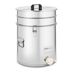 Posuda za med - 40 L - sa sitom, poklopcem i slavinom za cijeđenje ...