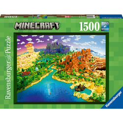 Ravensburger Minecraft: Svijet Minecrafta 1500 komada - Jeftinije.hr