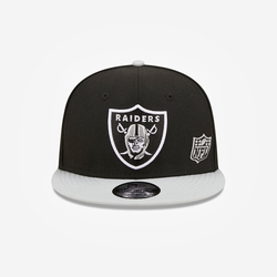 Las Vegas Raiders Baseball Kapa 9Fifty NFL Team Arch Black/White M/L ...