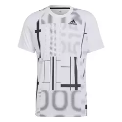 adidas CLUB GRAPH TEE, maja m.kr ten, bela HB9087 - Ceneje.si