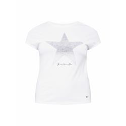 Key Largo Majica ''GALAXY'', bijela / antracit siva - Jeftinije.hr