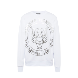 Plein Sport Sweater majica, srebrno siva / crna / bijela - Jeftinije.hr