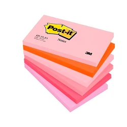 3M - Samoljepljivi listići u bloku 3M 655 Joyfull-roza, 76 x 127 mm, u boji - Jeftinije.hr