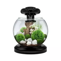 Tetra akvarij Duo Waterf Globe LED crni 6,8 l - Jeftinije.hr